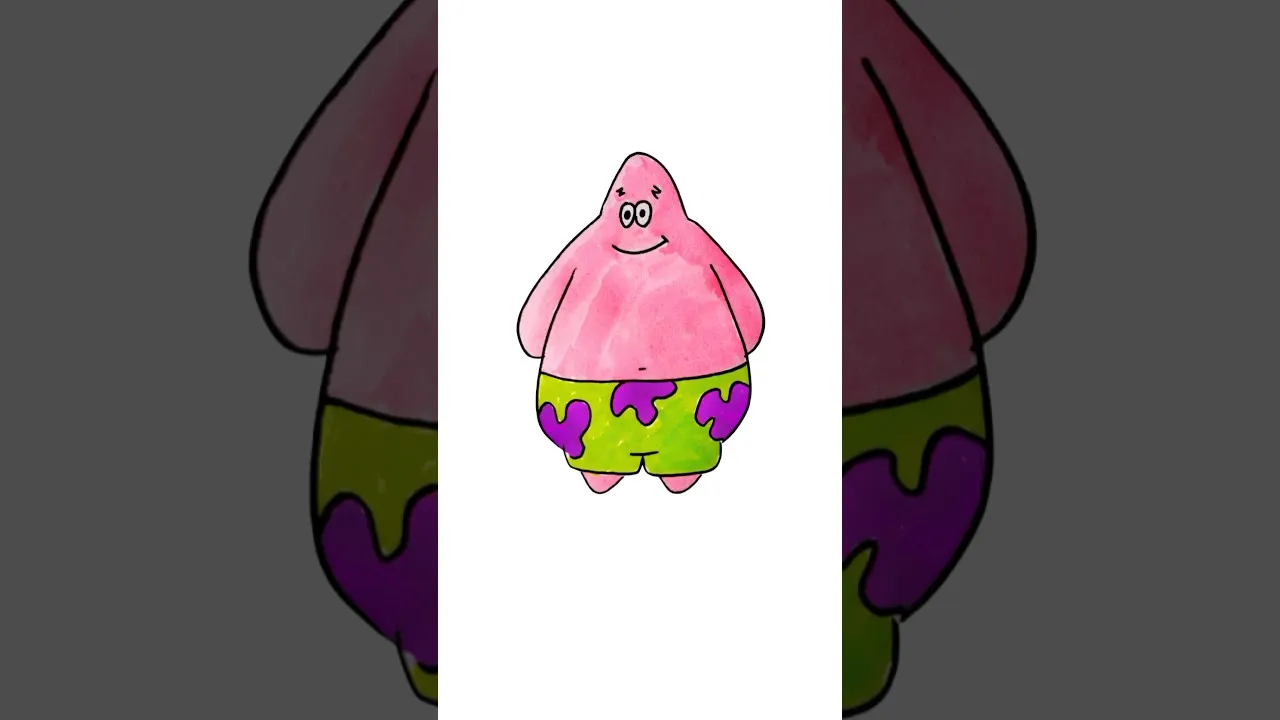 How to draw Patrick Star - ClassX