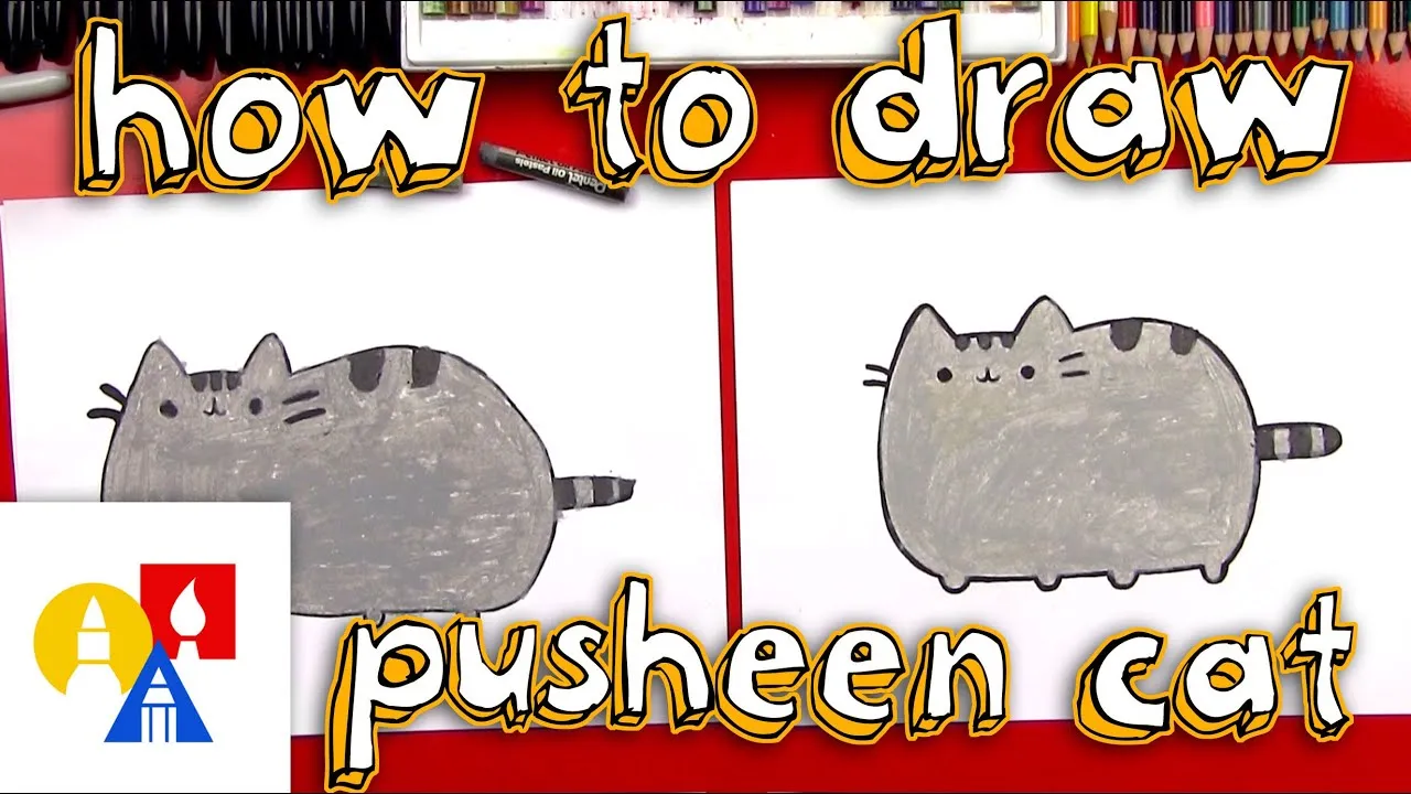 How To Draw The Pusheen Cat - ClassX