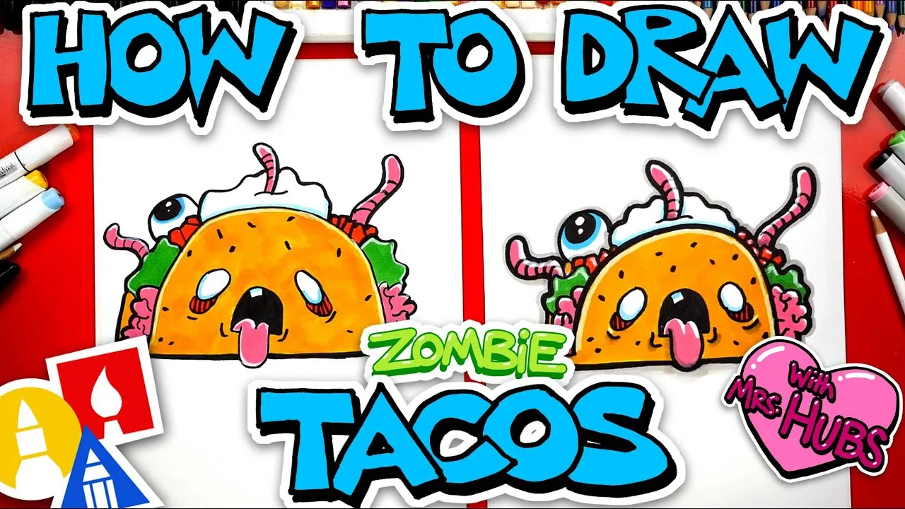How To Draw Zombie Tacos - ClassX