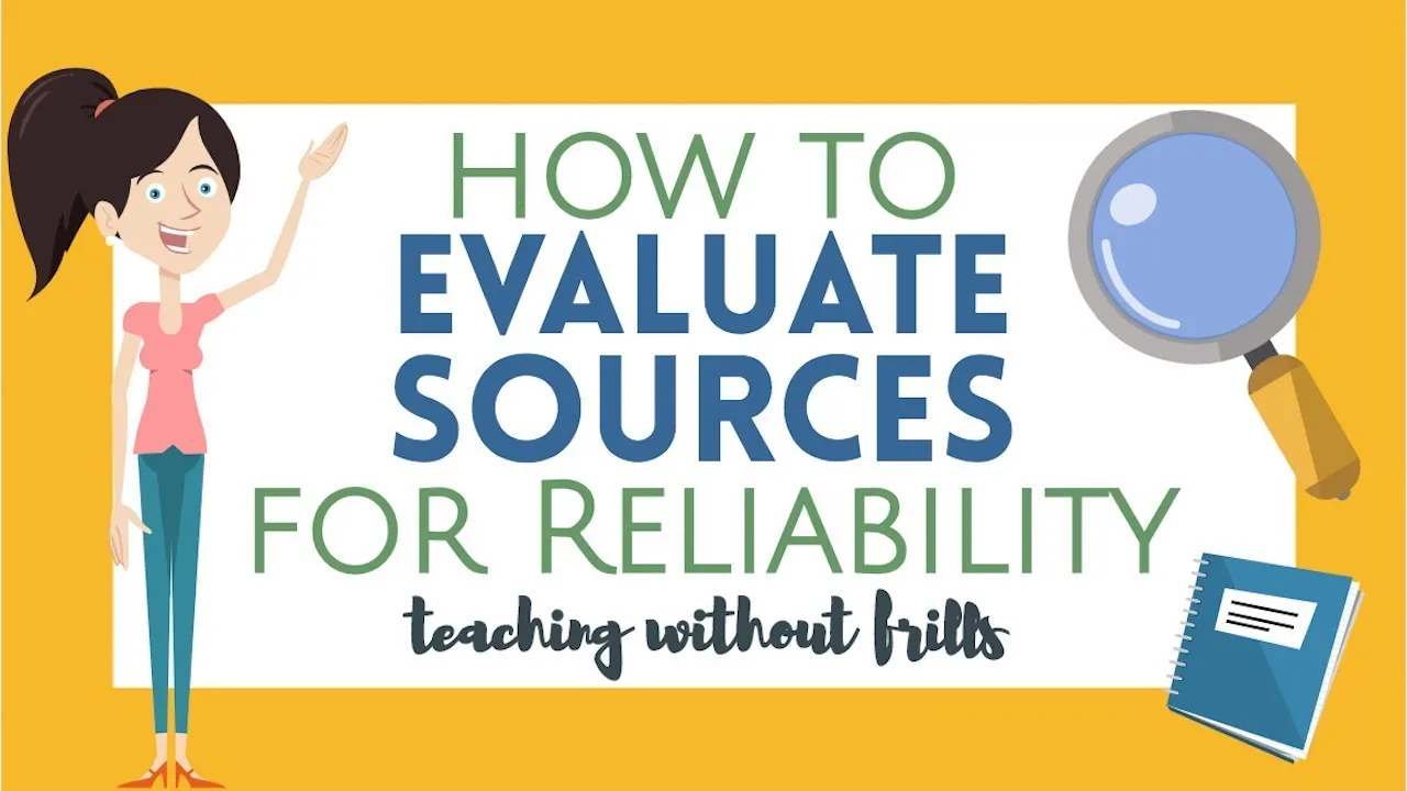 How to Evaluate Sources for Reliability - Writing for Kids - ClassX