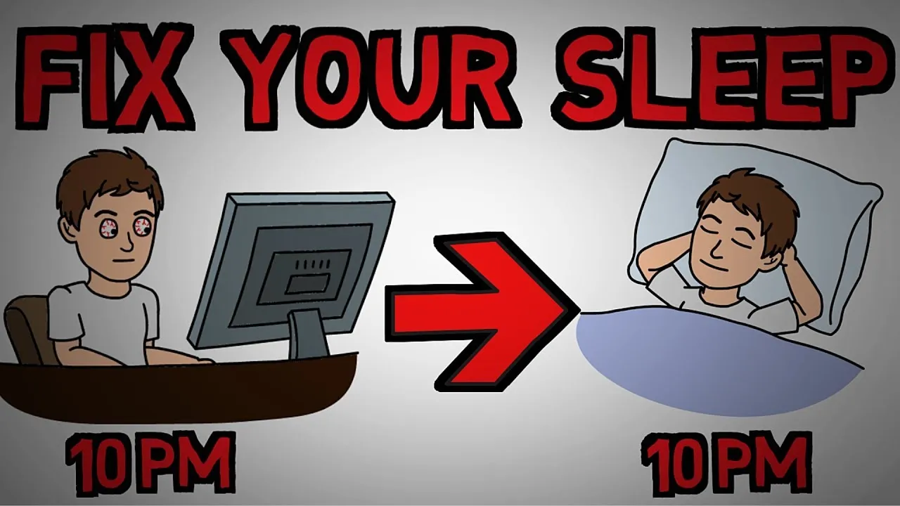 How To Fix Your Sleep Schedule - Reset Your Sleep Pattern (animated ...