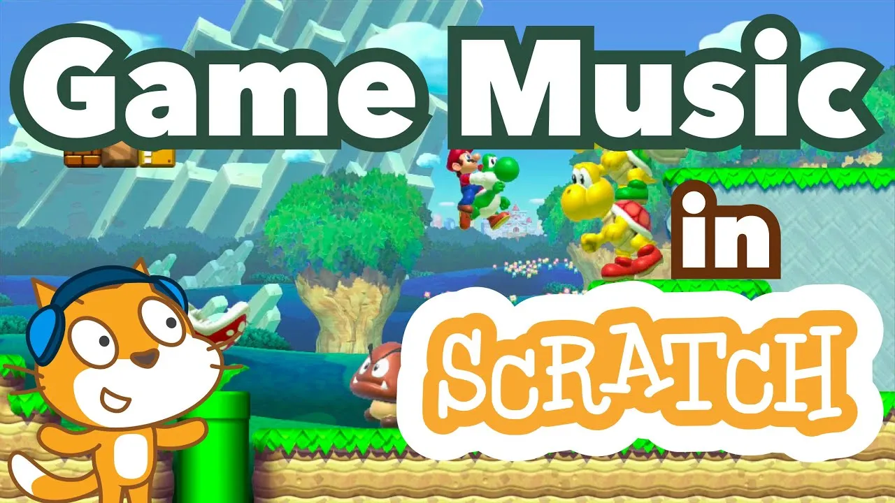 How To Make A Game In Scratch With Background Music Tutorial Classx