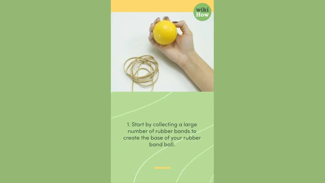 How To Make a Rubber Band Ball - ClassX