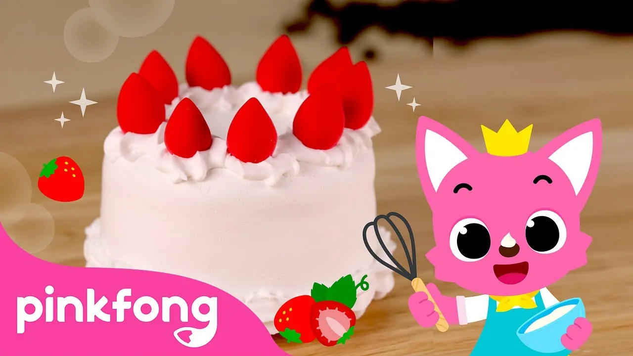 How to make Cream Cake with Clay | Clay Bakery | Pinkfong Clay Time ...