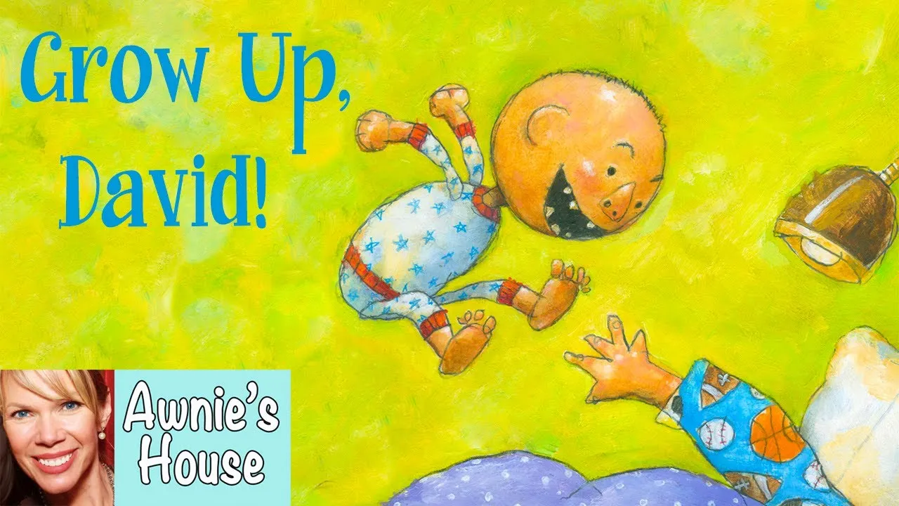 Kids Book Read Aloud: GROW UP, DAVID! by David Shannon - ClassX