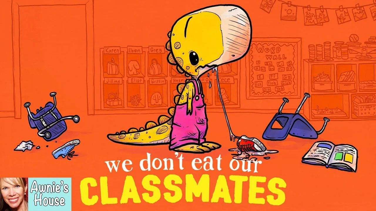 Kids Book Read Aloud: WE DON'T EAT OUR CLASSMATES by Ryan T. Higgins ...