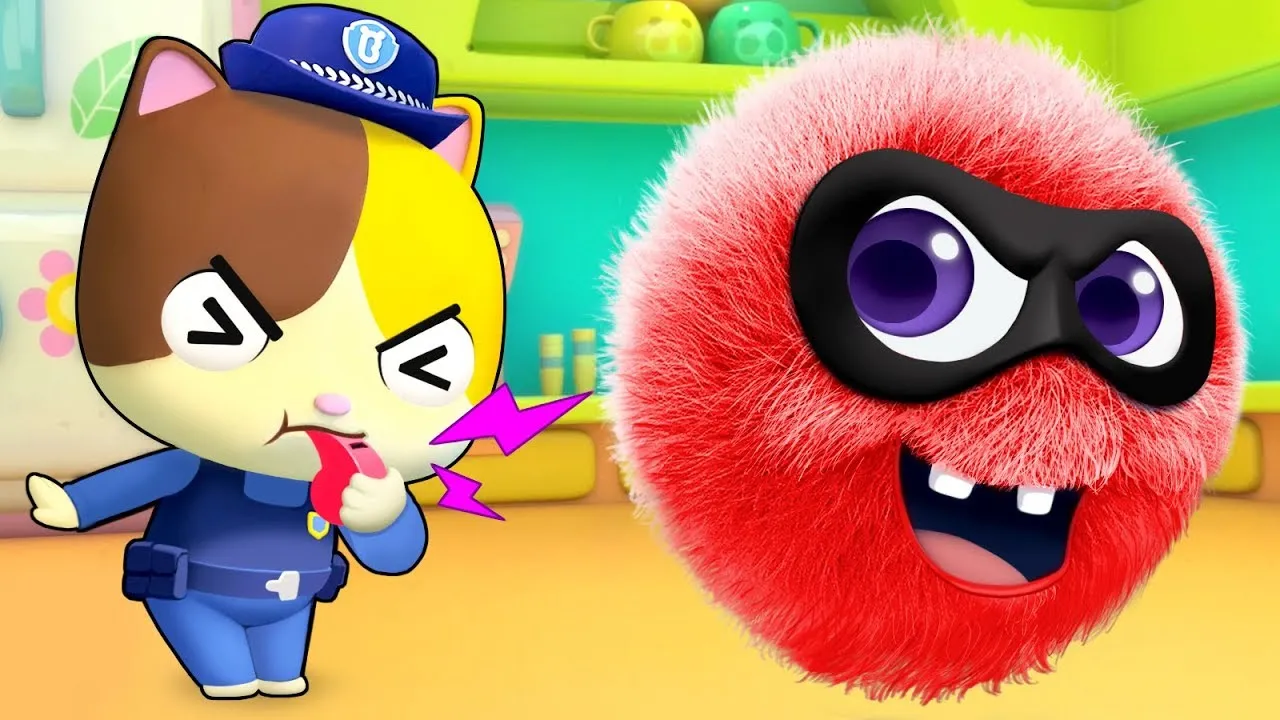 Kitten Police Catches Naughty Dust | Nursery Rhymes | Kids Songs | Kids ...