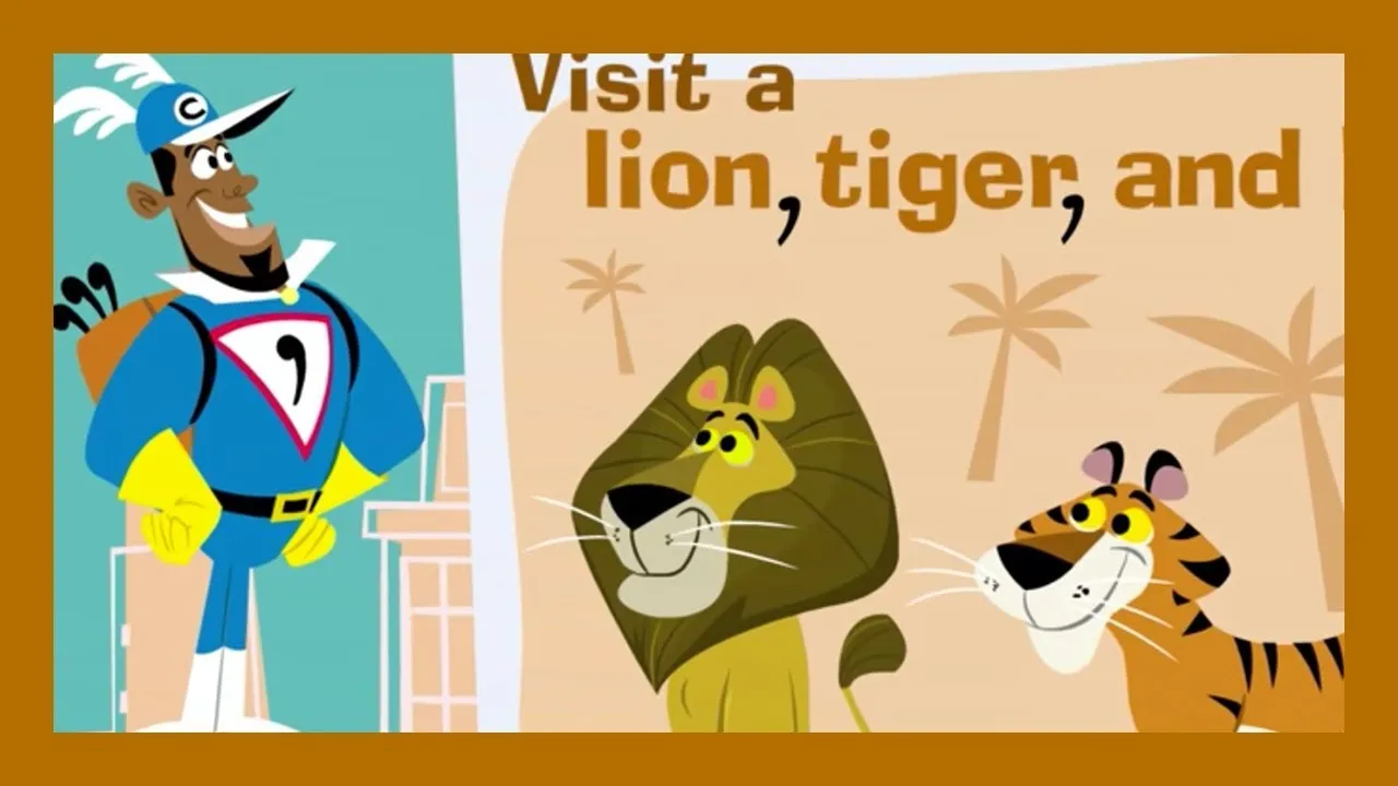 Learn about Commas with CAPTAIN COMMA! | Animated Writing and ...