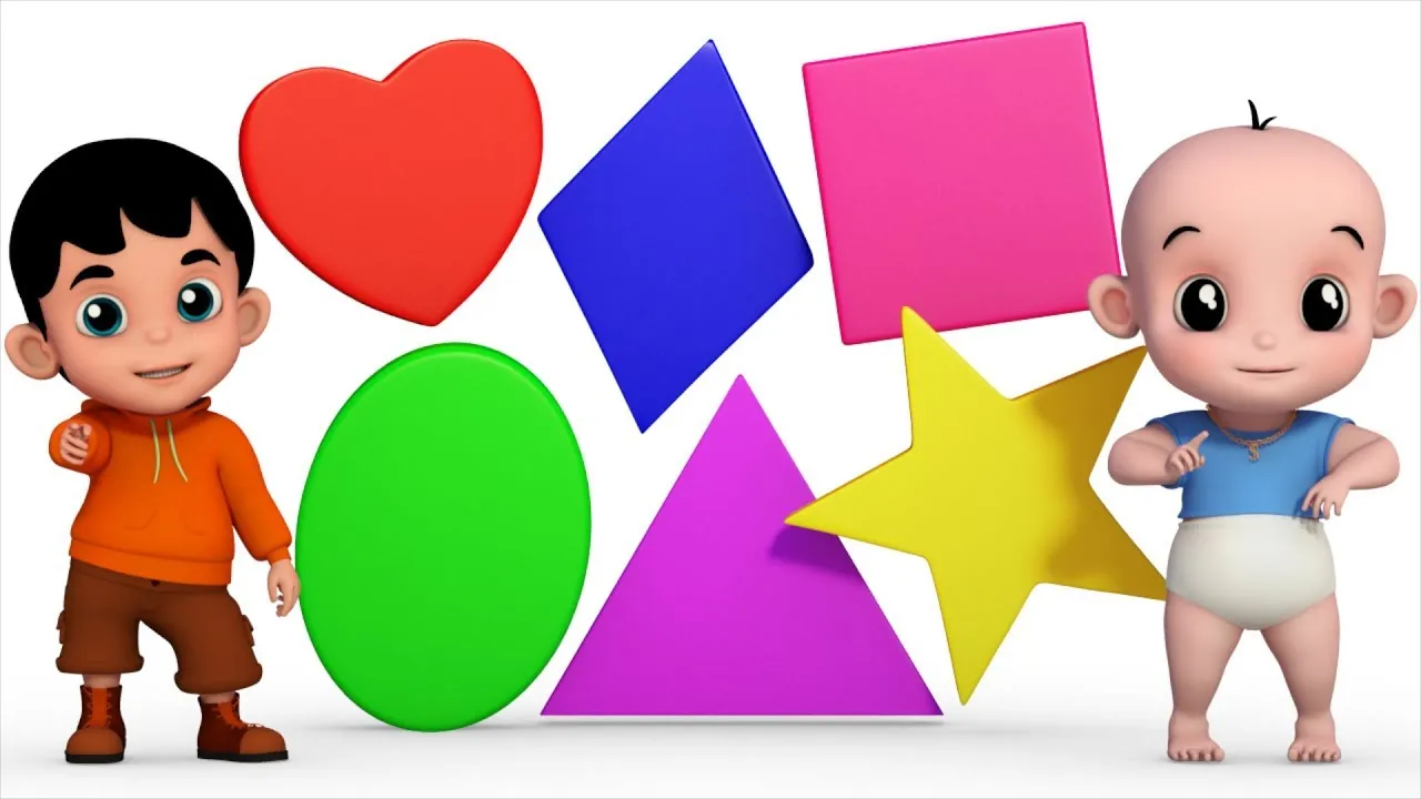 Learn Shapes Shape Song For Kids Rhymes For Children by Kids TV Junior ...