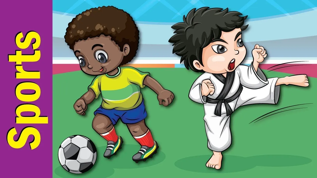 Learn Sports Names for Kids | Video Flash Cards | Kindergarten ...
