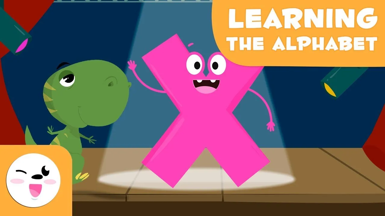 Learn the letter "X" with Max the T-Rex | The alphabet for children ...