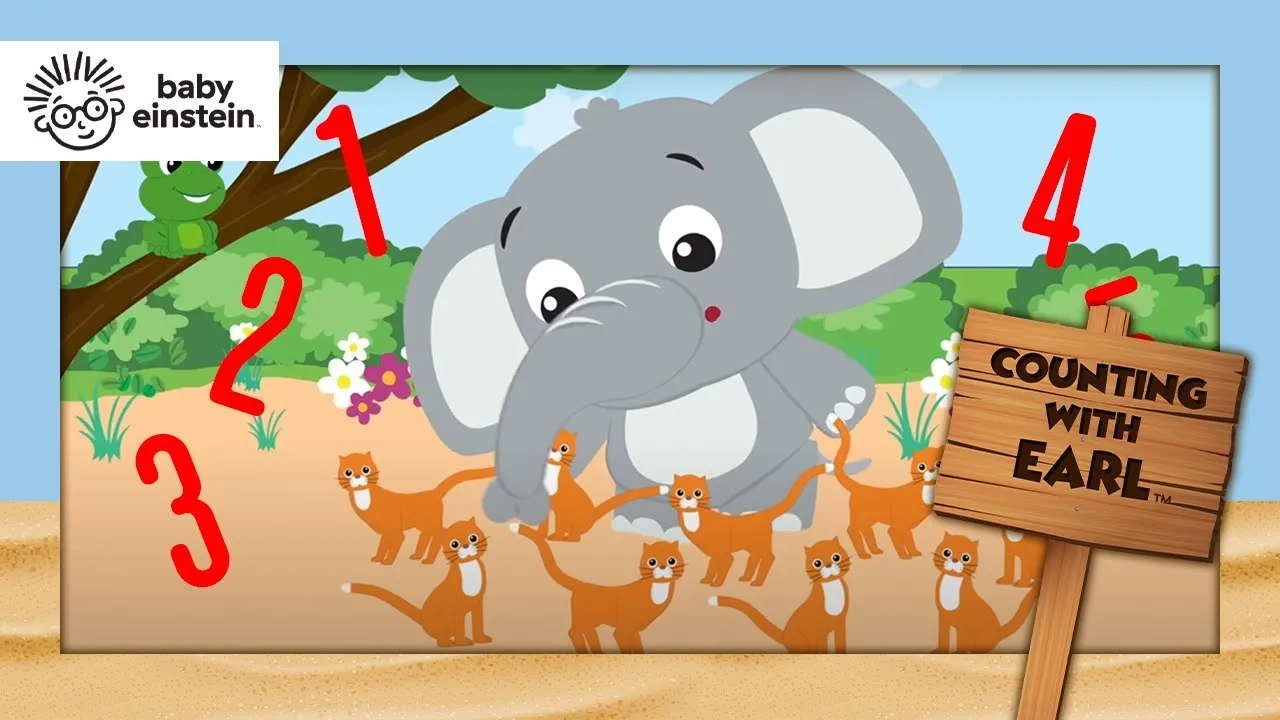 Learn to Count With Earl 1, 2, 3... 9 | Toddler Learning Shows - ClassX