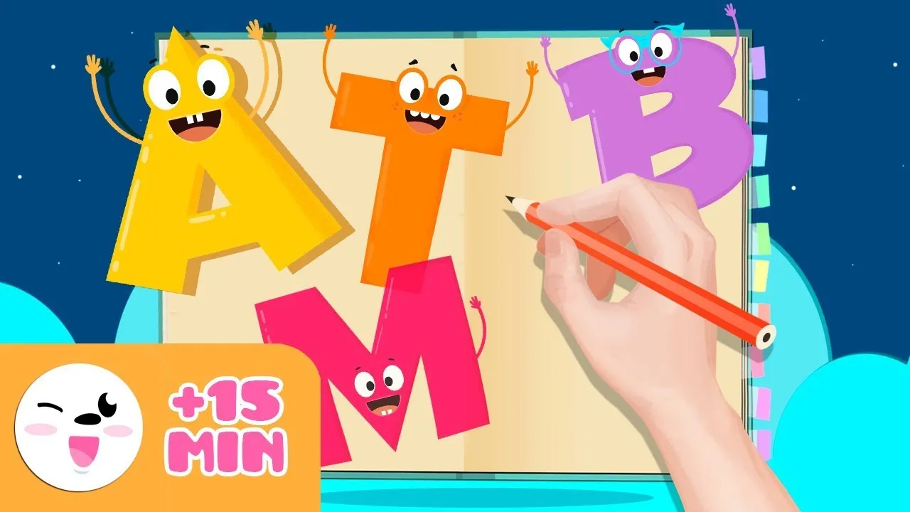 Learn to write the letters - Practicing handwriting - Alphabet for kids ...