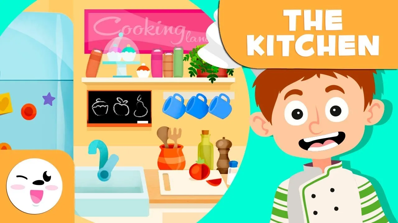 Learning the kitchen - Vocabulary for kids - ClassX