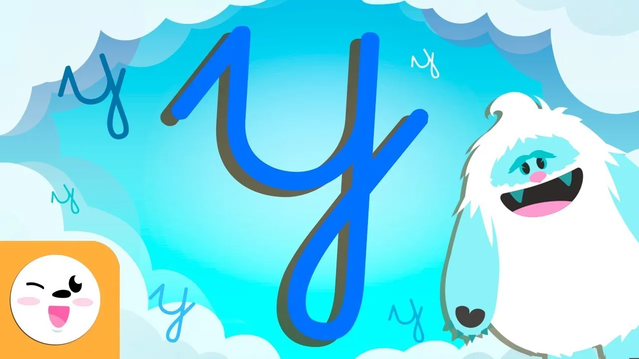 Letter Y - Cursive Script - The alphabet for kids - ClassX