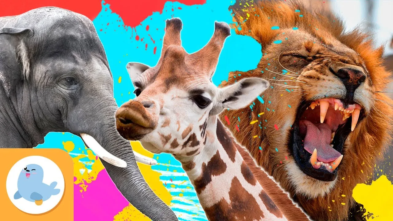 LION, ELEPHANT and GIRAFFE ???????????? Animals of the Savannah for ...