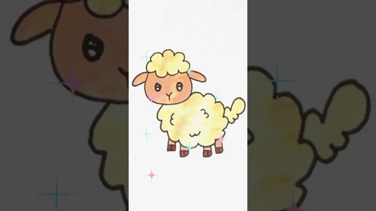 Little Sheep Drawing Tutorial - ClassX
