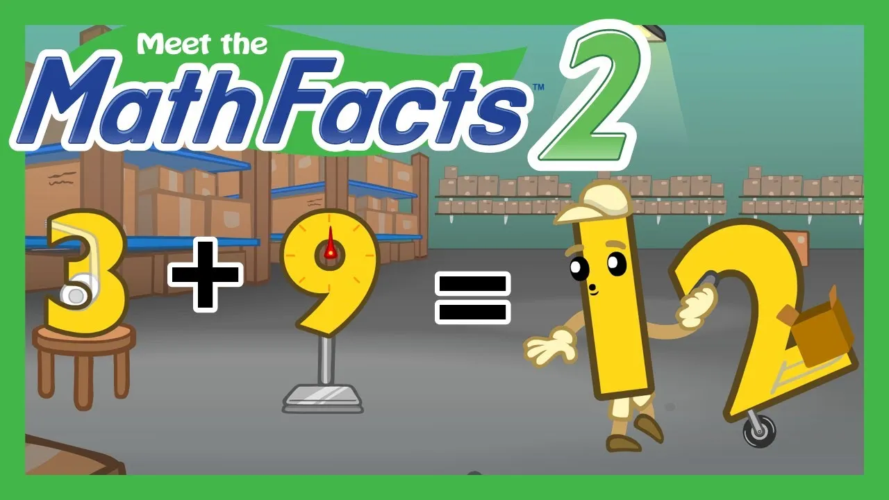 Meet the Math Facts Addition & Subtraction - 3 + 9 = 12 - ClassX