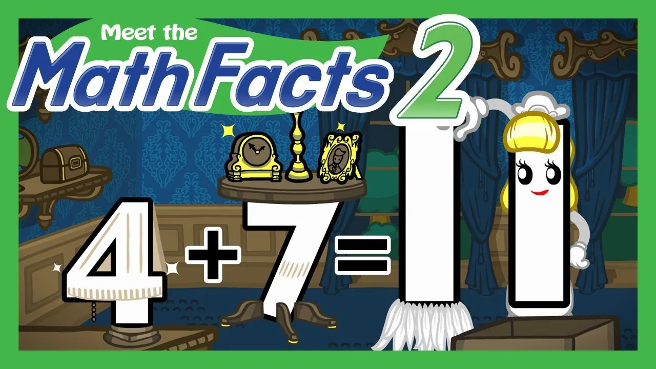 Meet the Math Facts Addition & Subtraction - 4+7=11 - ClassX