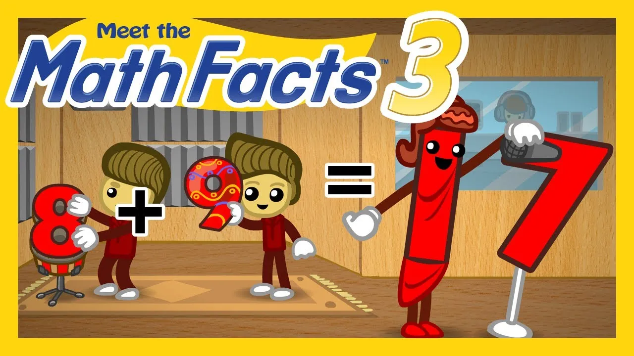 Meet the Math Facts Addition & Subtraction - 8 + 9 = 17 - ClassX