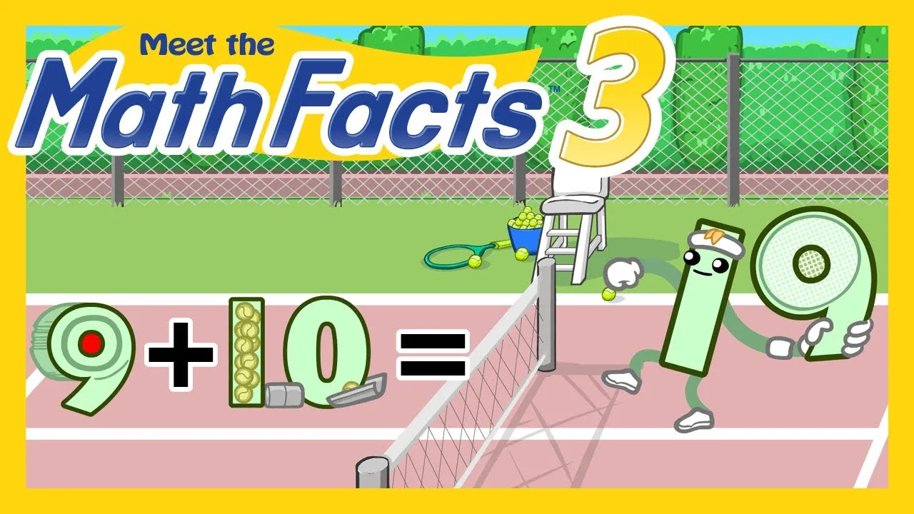 Meet the Math Facts Addition & Subtraction - 9 + 10 = 19 - ClassX