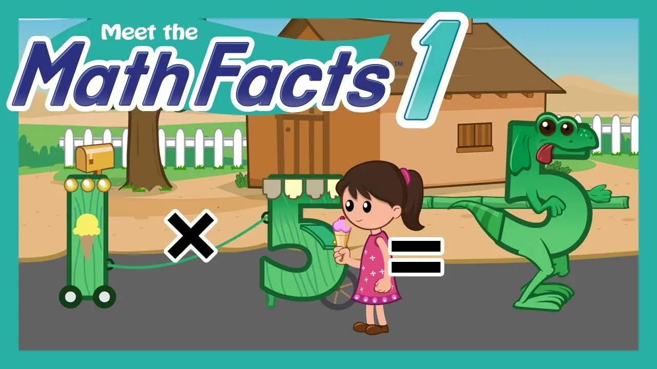 Meet the Math Facts Multiplication & Division - 1 x 5 = 5 - ClassX