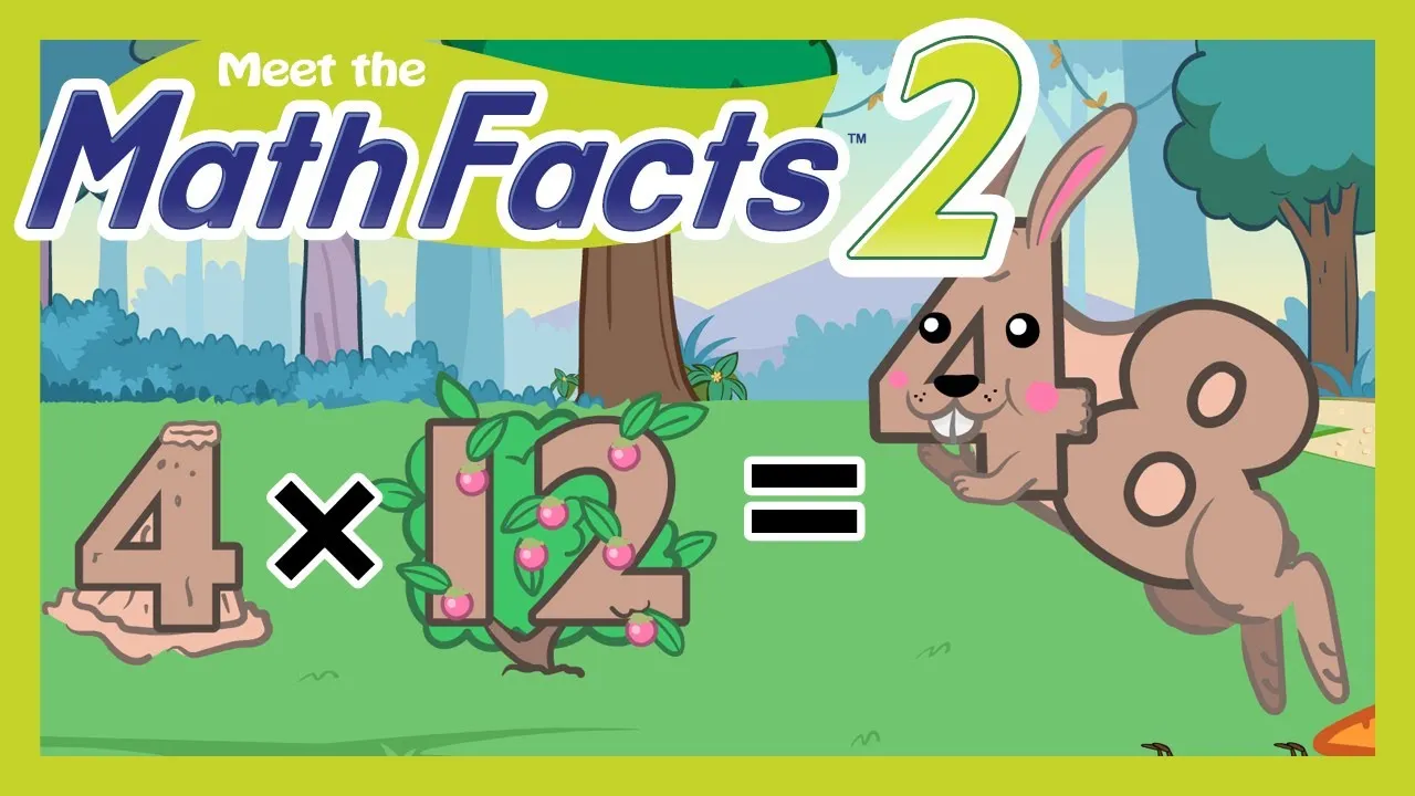Meet the Math Facts Multiplication & Division - 4 x 12 = 48 - ClassX