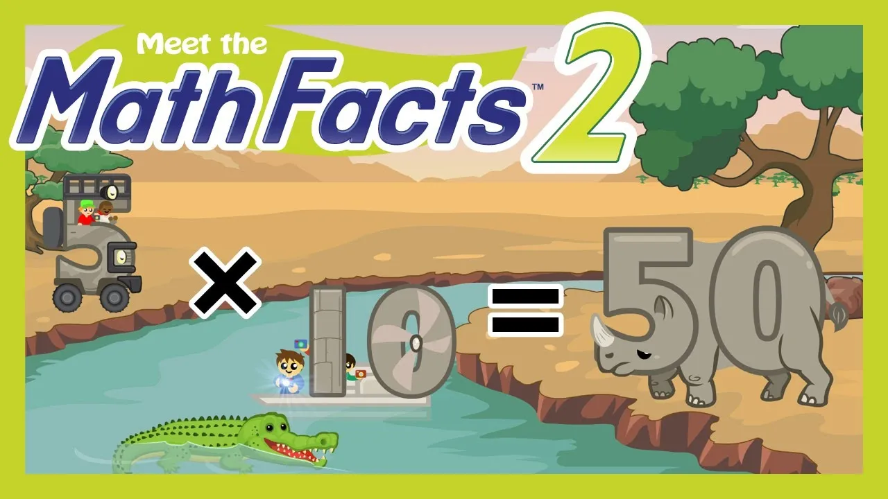 Meet the Math Facts Multiplication & Division - 5 x 10 = 50 - ClassX