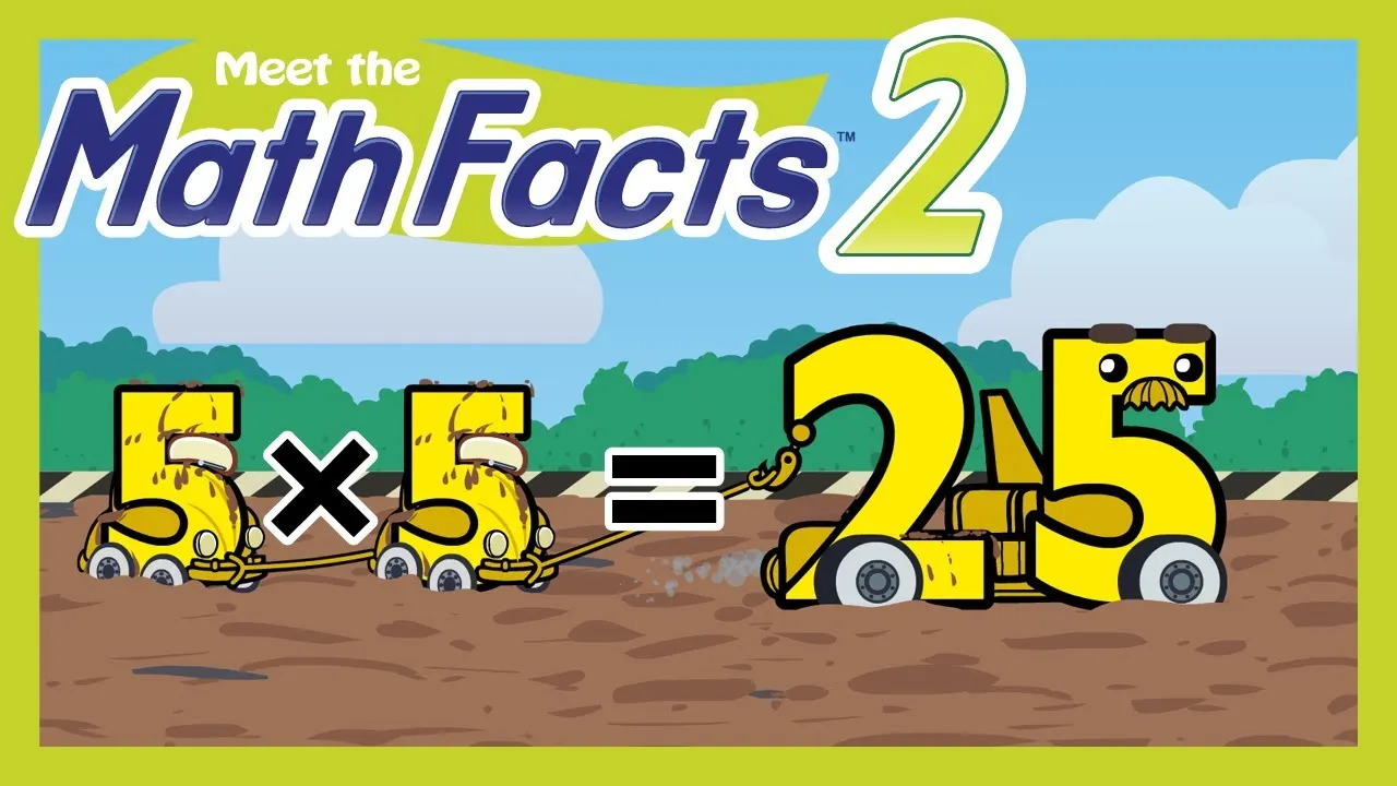 Meet the Math Facts Multiplication & Division - 5 x 5 = 25 - ClassX