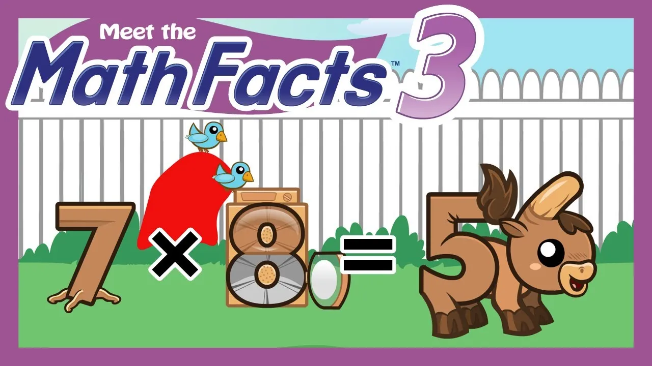 Meet the Math Facts Multiplication & Division - 7 x 8 = 56 - ClassX