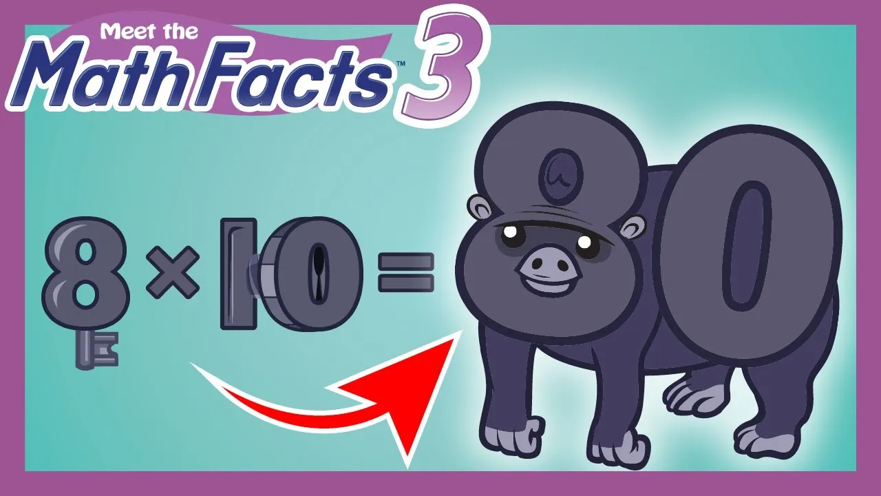 Meet the Math Facts Multiplication & Division - 8 x 10 = 80 - ClassX