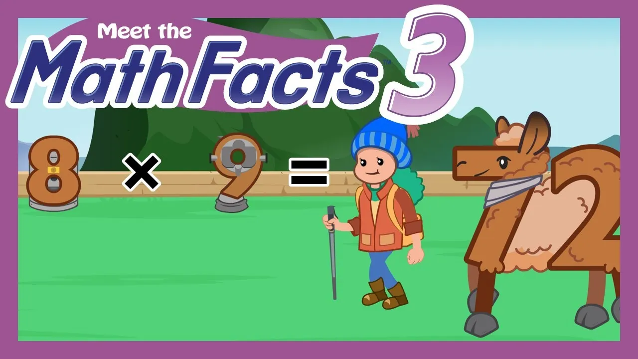 Meet the Math Facts Multiplication & Division - 8 x 9 = 72 - ClassX