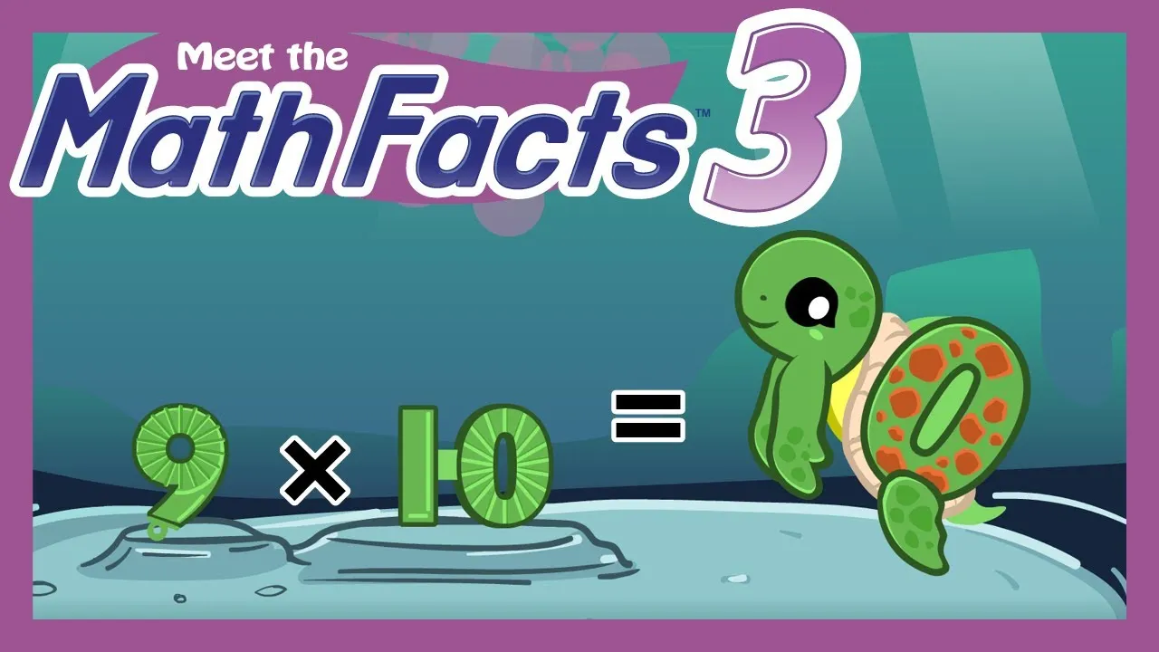 Meet the Math Facts Multiplication & Division - 9 x 10 = 90 - ClassX