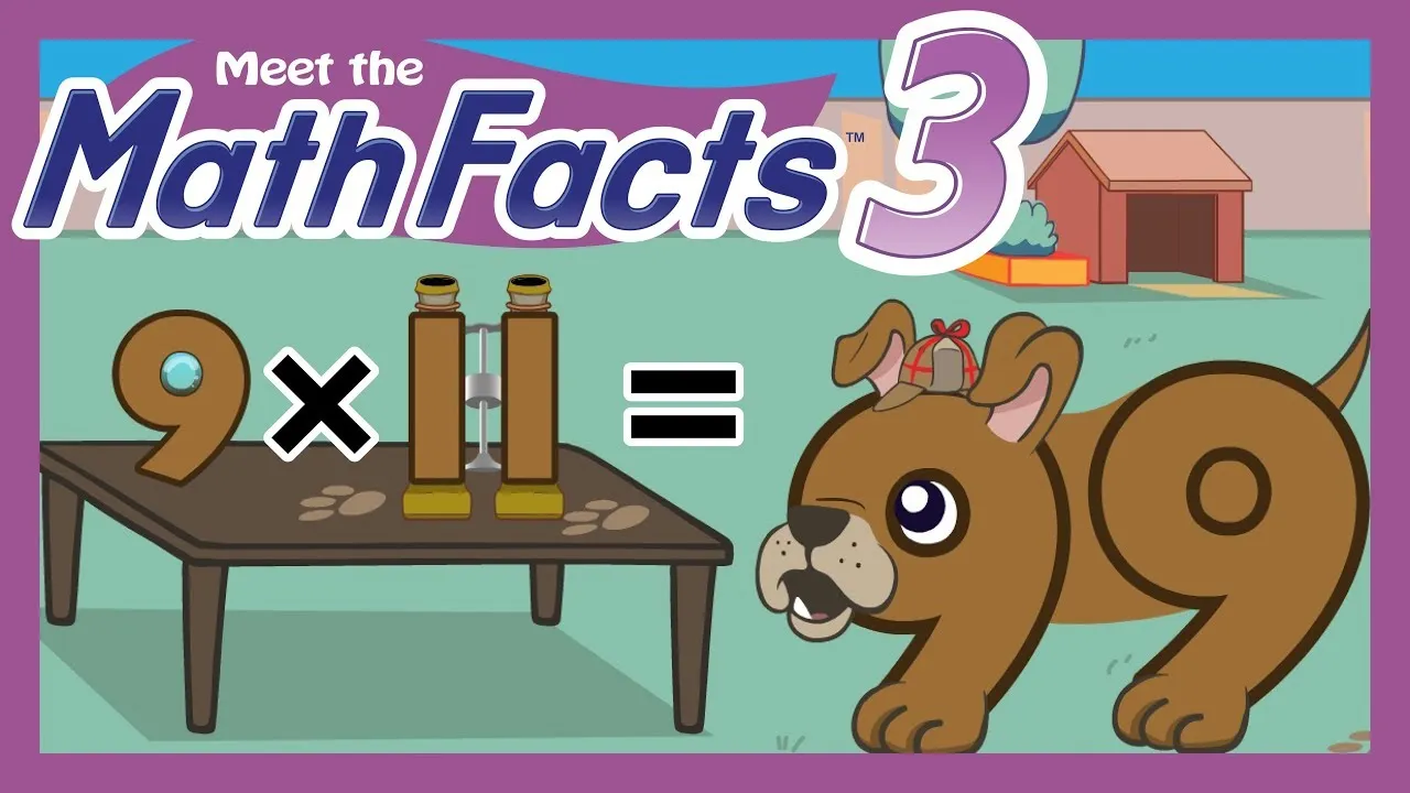 Meet the Math Facts Multiplication & Division - 9 x 11 = 99 - ClassX