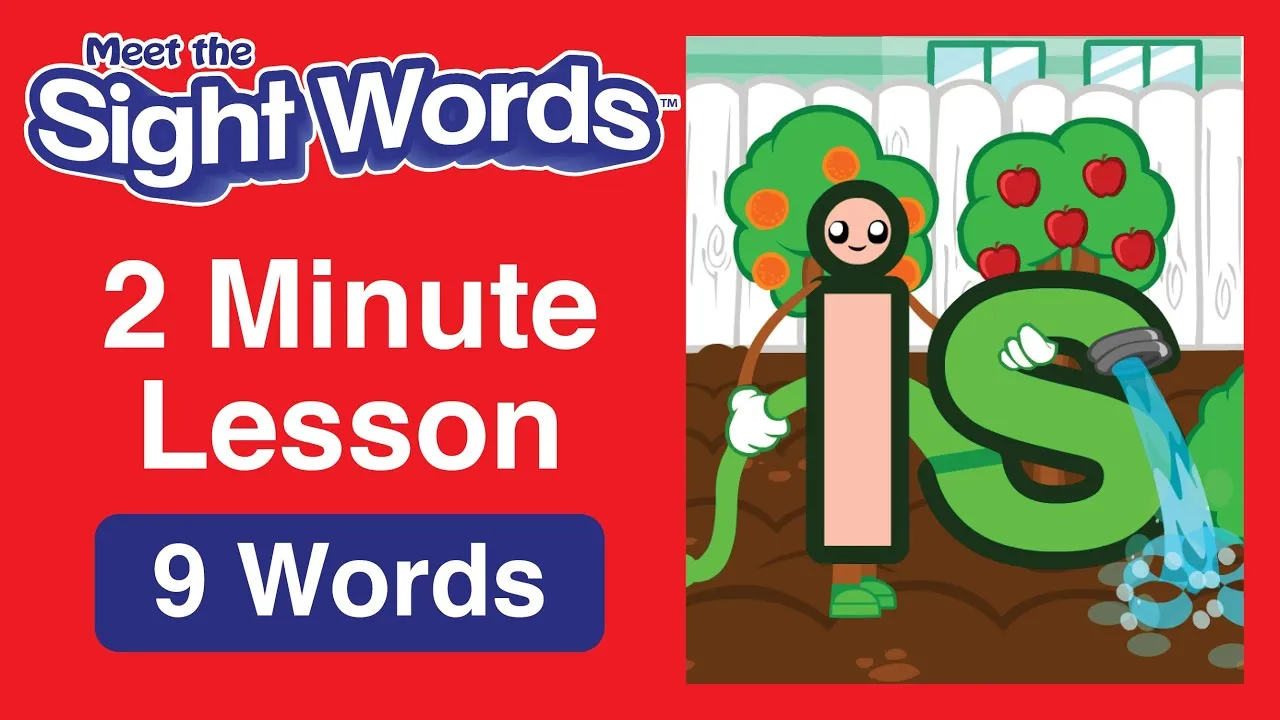Meet the Sight Words | 2 Minute Lesson | 9 Words! - ClassX