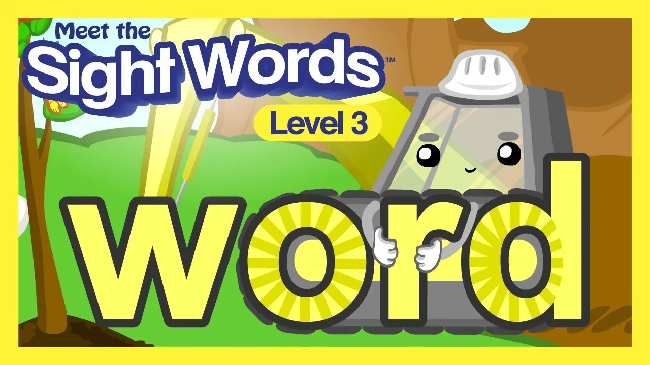 Meet the Sight Words Level 3 - "word" - ClassX