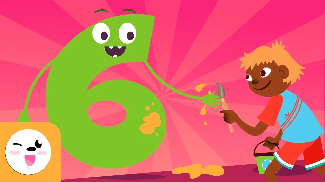 Number 6 - Learn to Count - Numbers from 1 to 10 - The Number 6 Song ...