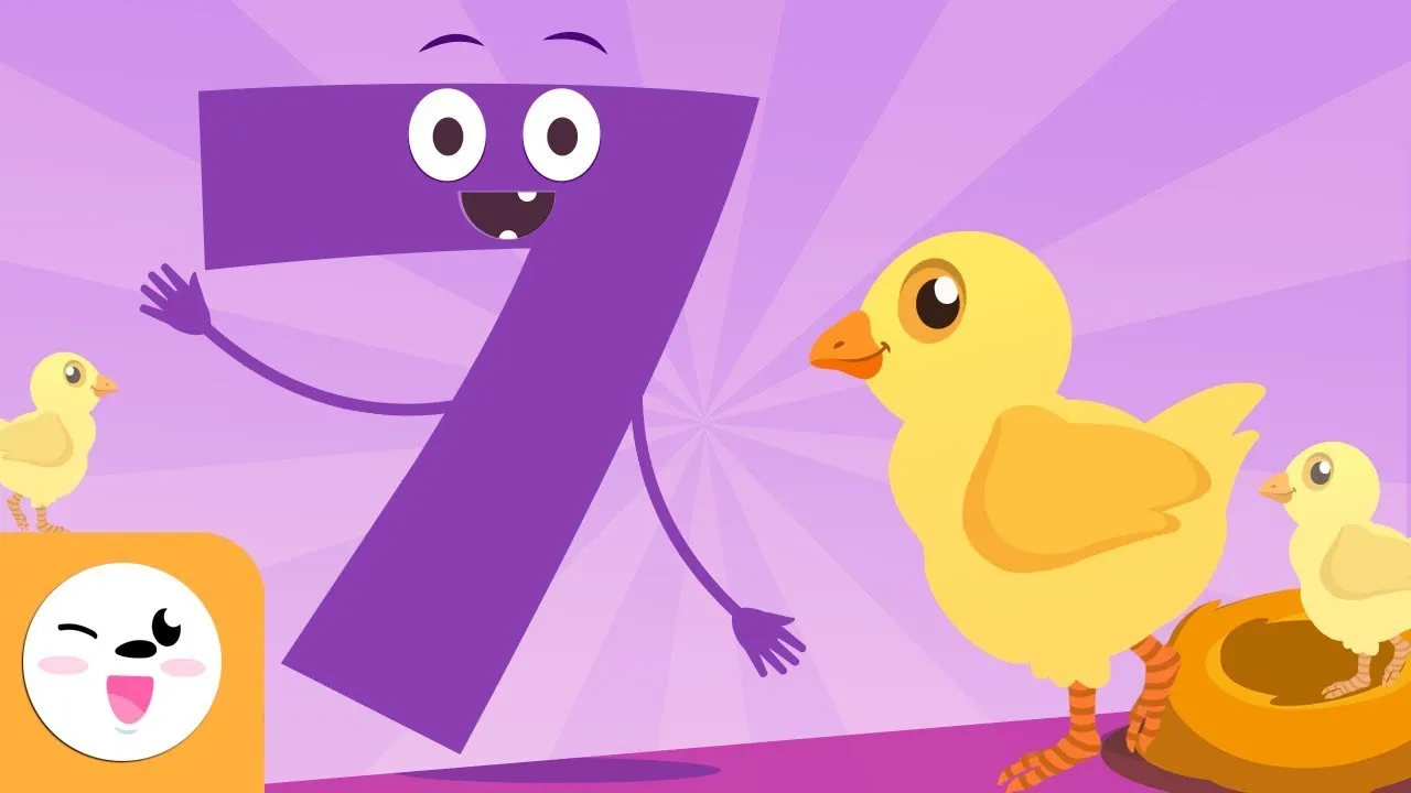 Number 7 - Learn to Count - Numbers from 1 to 10 - The Number 7 Song ...
