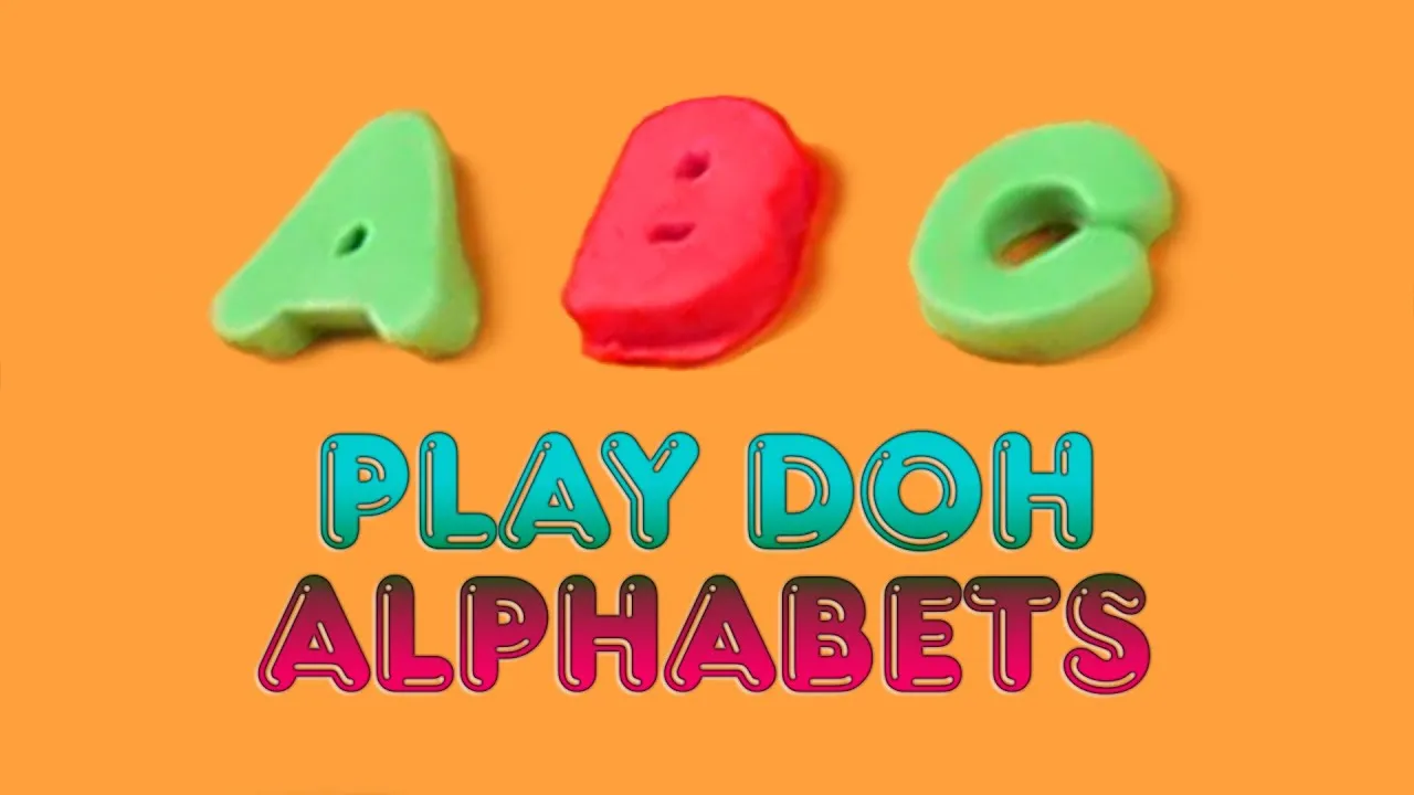 Play Doh abc | abc Song | play doh phonics - ClassX