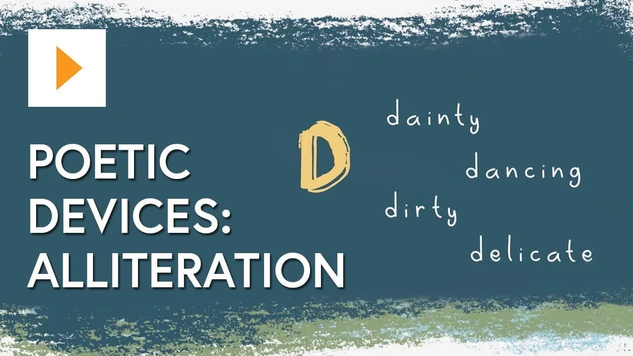 Poetic Devices: Alliteration - Examples & Meaning - ClassX