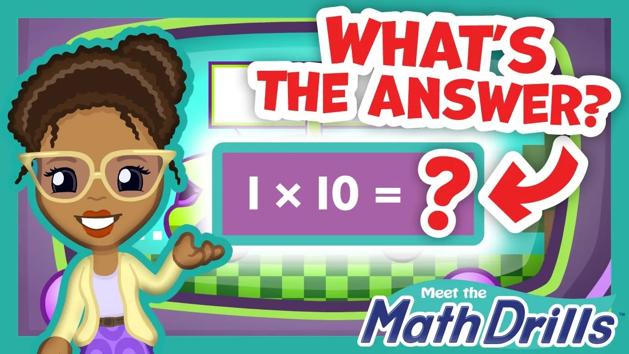 Practice Multiplying by 1’s! | Meet the Math Drills - Multiplication ...