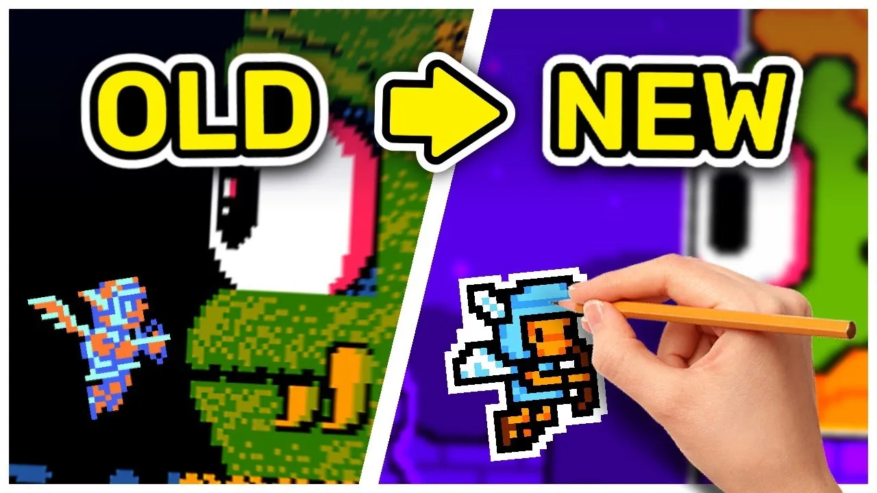 Reimagining Classic Nintendo Games - Pixel Art Challenge (ft. @Vimlark ...