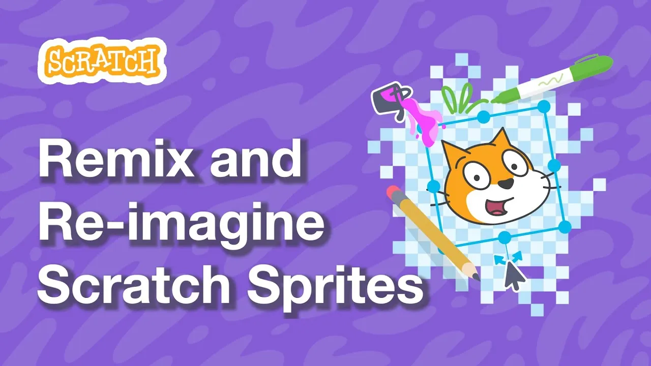 Remix and Re-imagine Scratch Sprites | Tutorial - ClassX