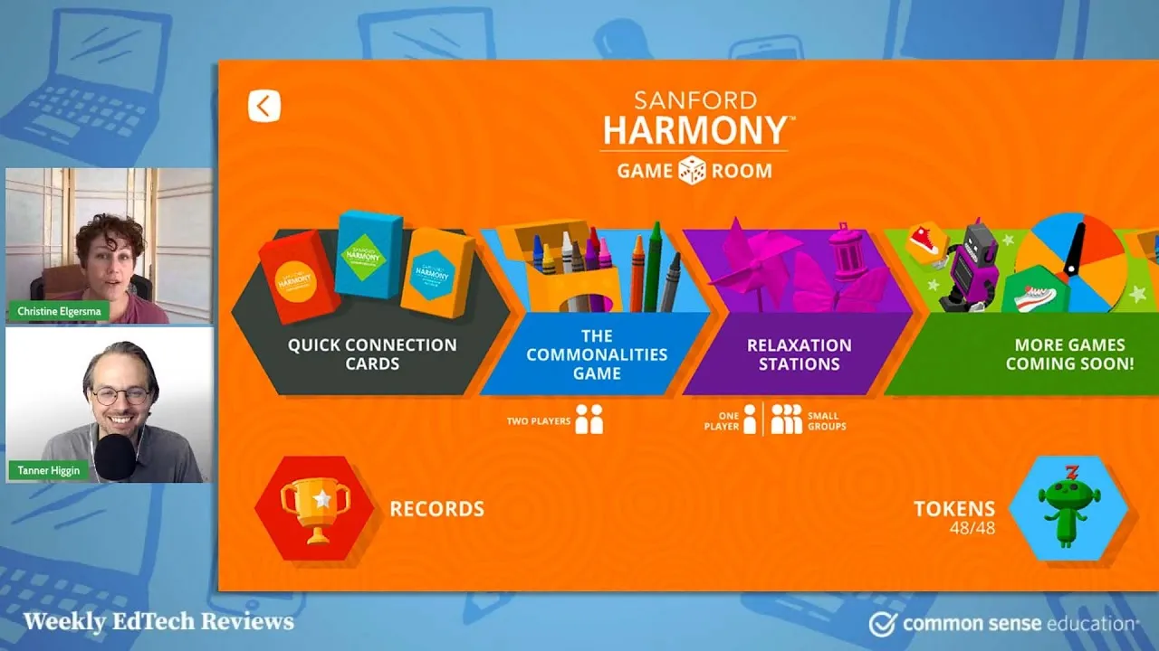 Sanford Harmony Game Room: An App for Classroom Ice Breakers, Games ...