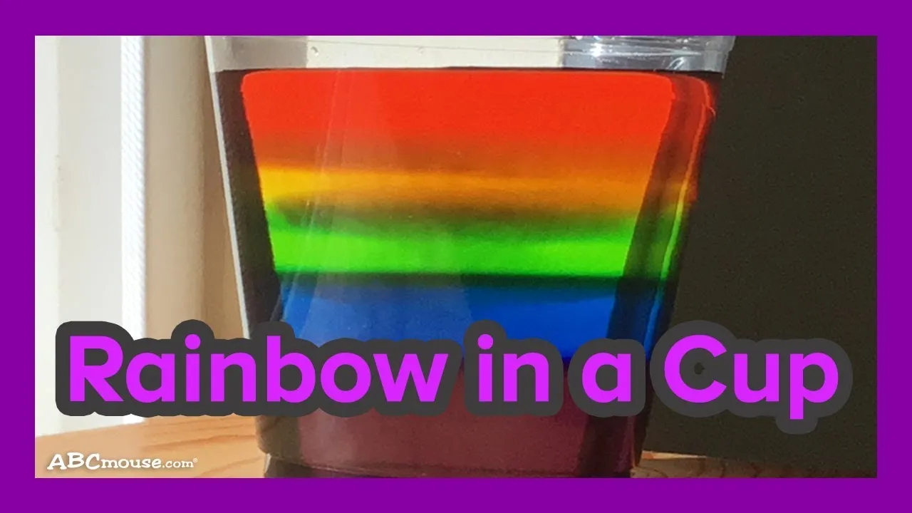 Science Activity for Kids: Rainbow in a Cup - ClassX