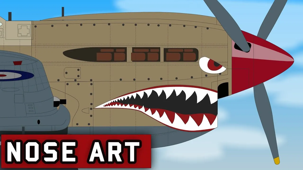 Shark Teeth Nose Art on Military Planes - ClassX