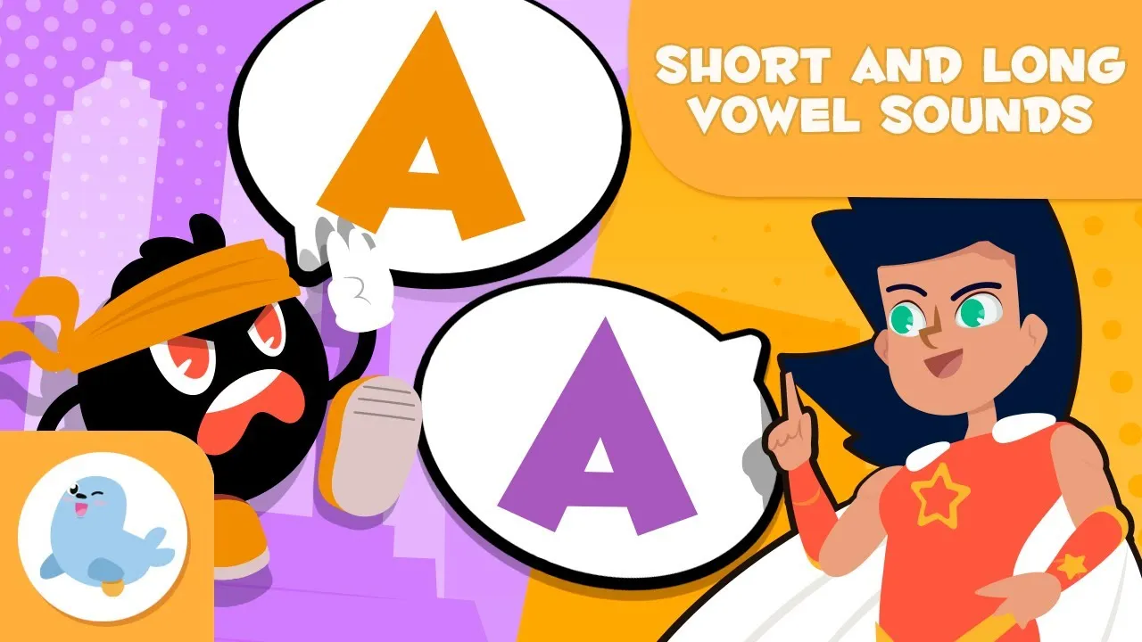 Short and Long Vowel Sounds ????‍♀️ GRAMMAR and SPELLING for Kids ...