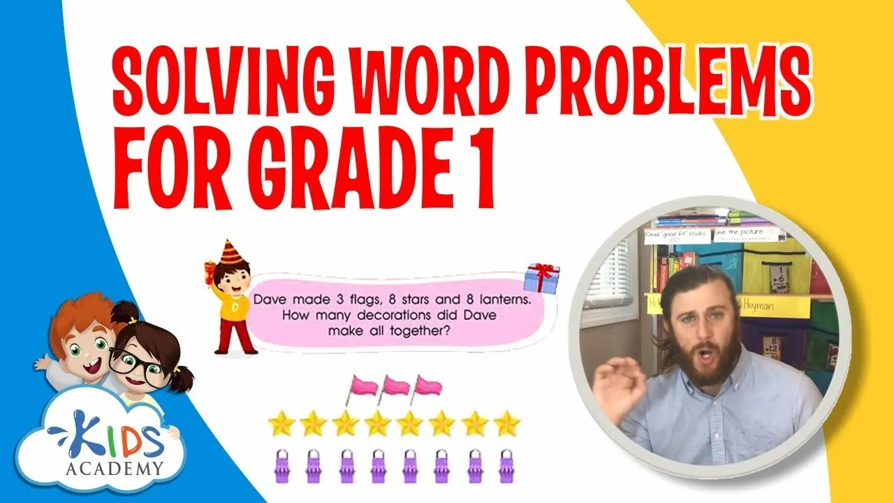 Solving Word Problems | Math for 1st Grade - ClassX