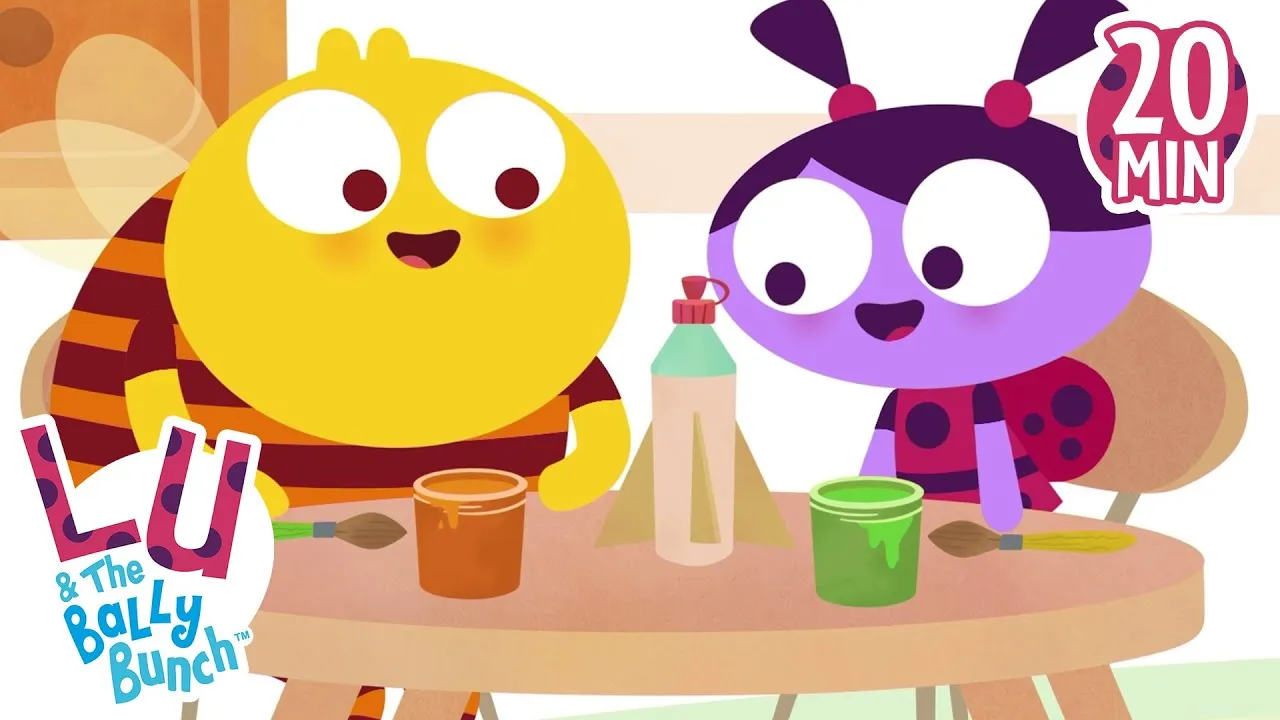 Space Rocket ???? | Learning Cartoons for Kids | Lu and the Bally Bunch ...