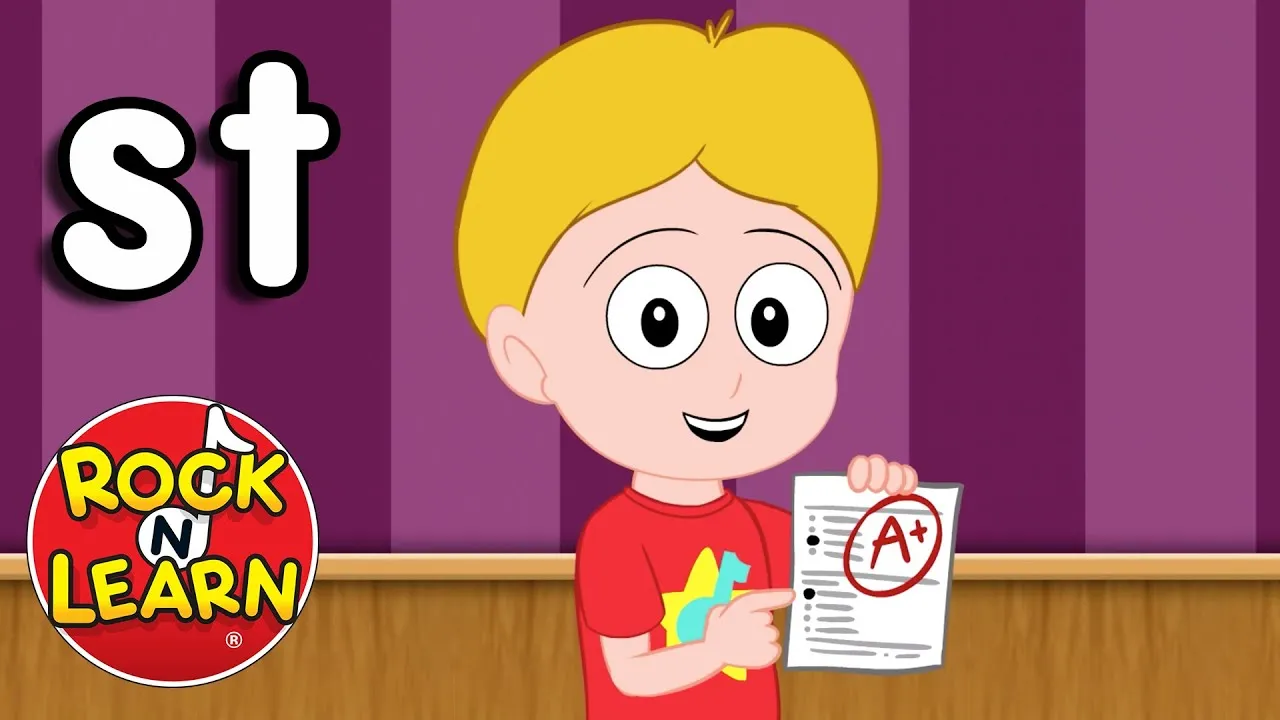 ST Ending Consonant Blend Sound with Practice | ABC Phonics Song with ...